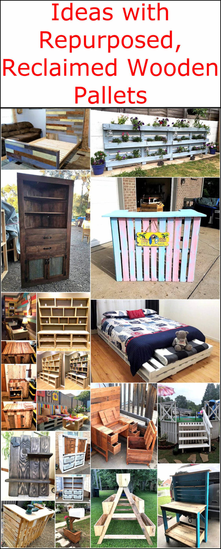 Ideas with Repurposed, Reclaimed Wooden Pallets | Pallet Ideas