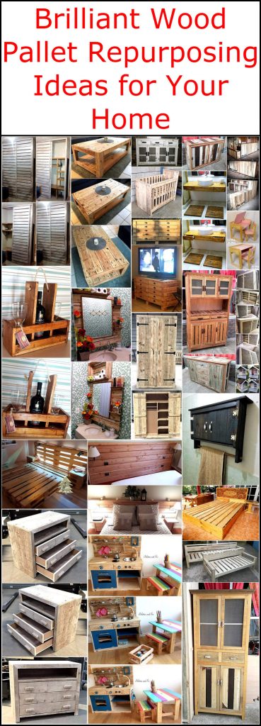Brilliant Wood Pallet Repurposing Ideas for Your Home | Pallet Ideas